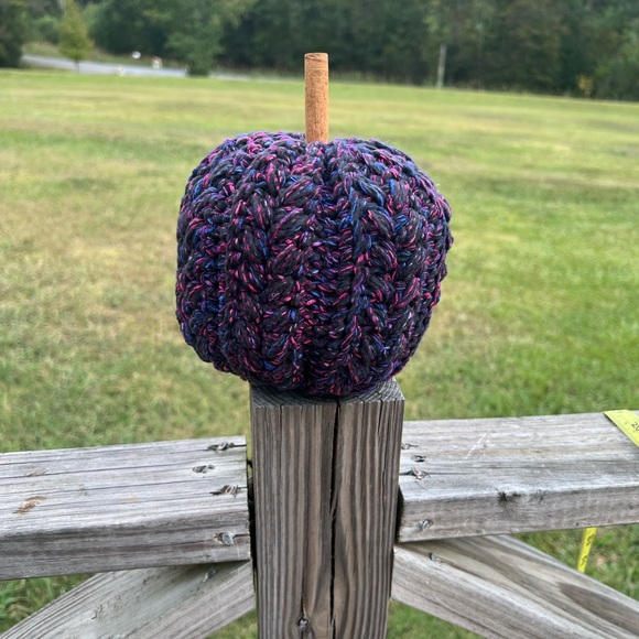 Hand Crafted | Accents | Handcrafted Multicolor Crochet Pumpkin Decor ...